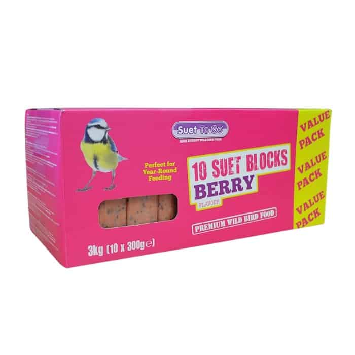 Suet to Go Berry Blocks 10 x 280g | Trusty Pet Supplies