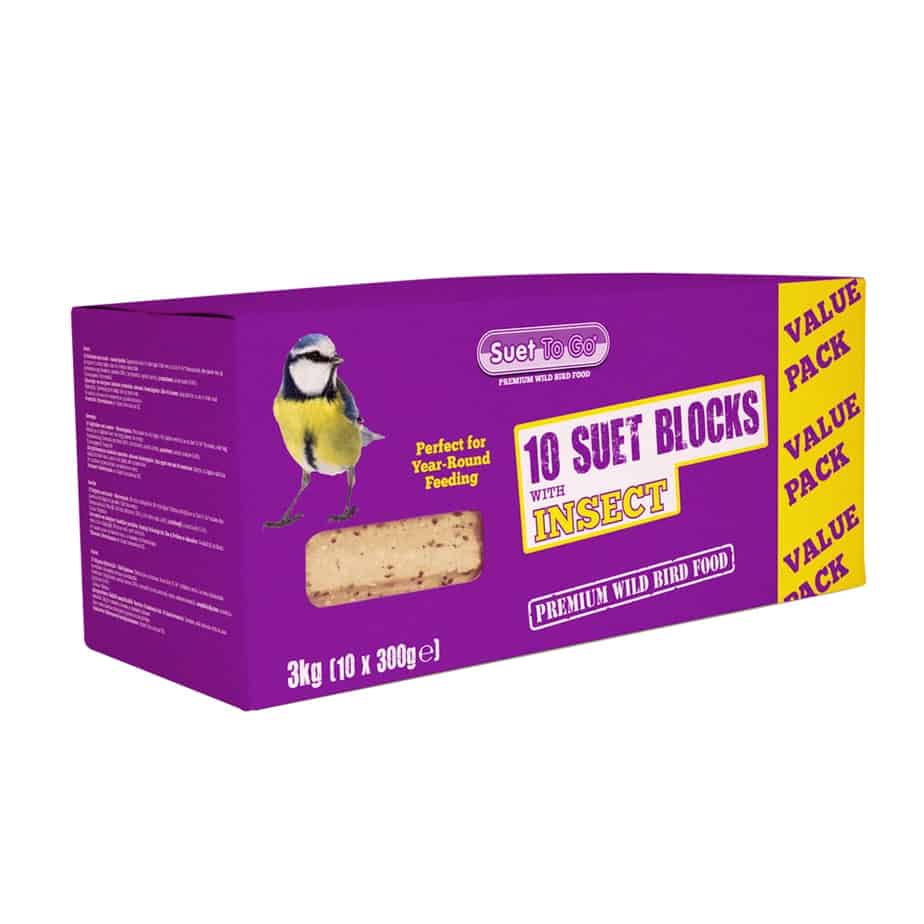Suet to Go Insect Blocks 10 x 280g | Trusty Pet Supplies